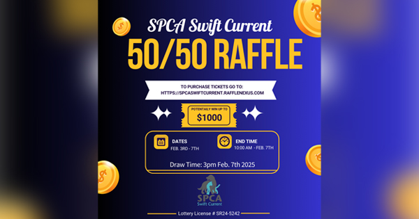 Order tickets for the Swift Current SPCA Raffle | Raffle Nexus